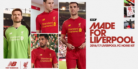 camisetaliga2016: Primera equipacion del Liverpool 2016 2017