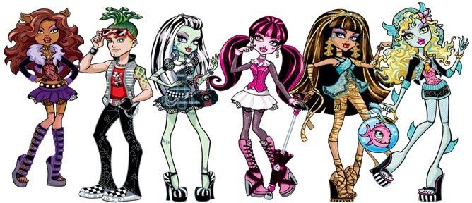 ♥♥I LOVE MONSTER HIGH♥♥: personajes de monster high