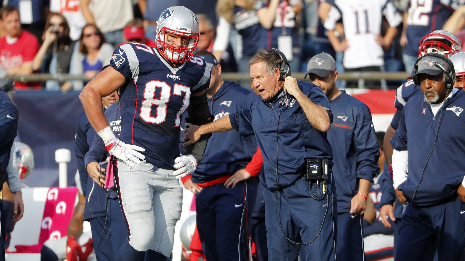 Report: Bill Belichick ripped Rob Gronkowski in front of teammates for ...