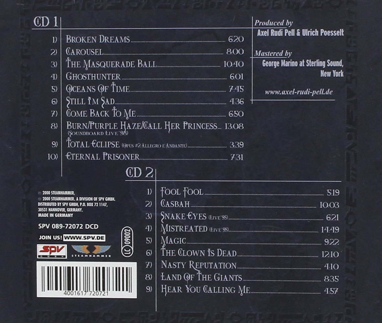 Classic Rock Covers Database: Axel Rudi Pell - The Wizard's Chosen Few ...