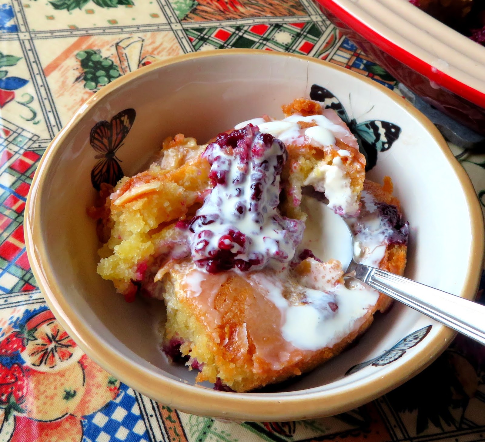 Blackberry Bakewell Pudding | The English Kitchen