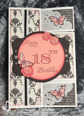 Stamping With MoniQ: 18th Birthday Card