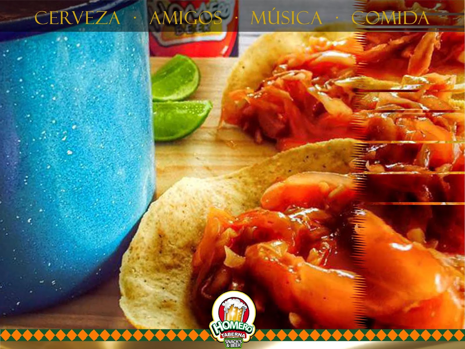 Homero Taberna Franquicia: Homero y la comida