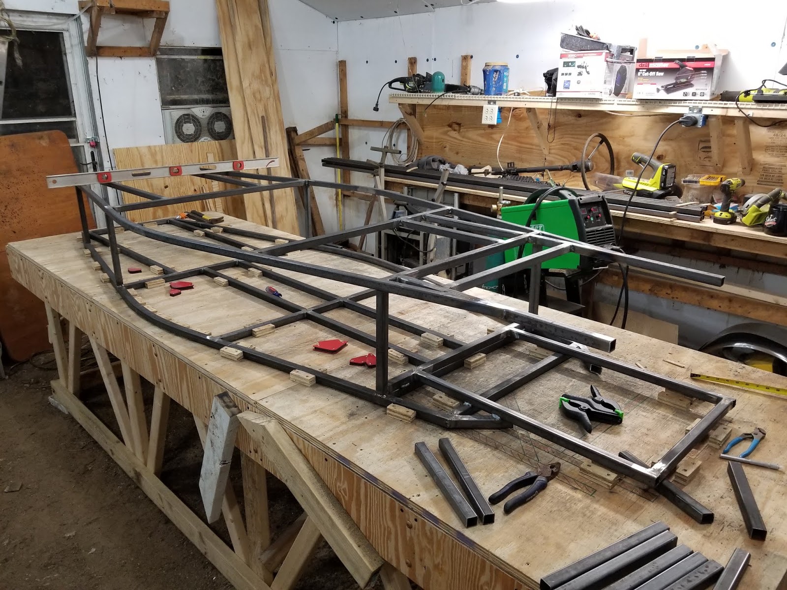 Reverse Three Wheeler, Morgan Replica: More Progress on the 3 Wheeler Frame
