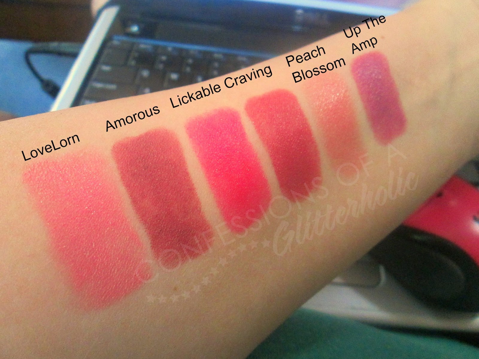 Confessions of a Glitterholic: MAC Lipstick samples from The Body Needs