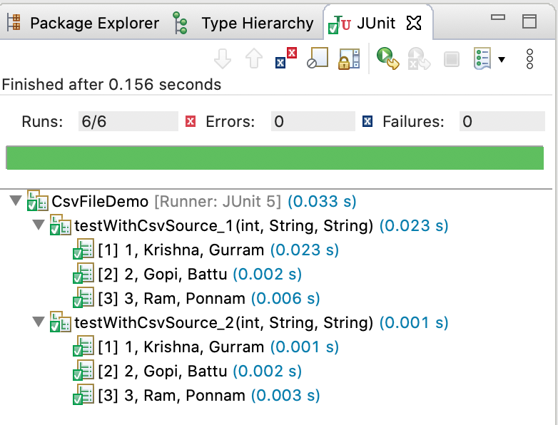 Programming For Beginners Junit5 Parameterizedtest Csvfilesource Populate Method Parameters 0836