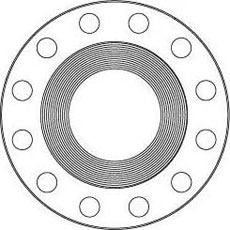 Flange Face Surface Finish-Pipe flange