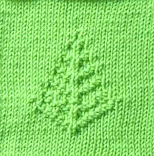 Knitting Galore: Saturday Stitch: Pine Tree Stitch.