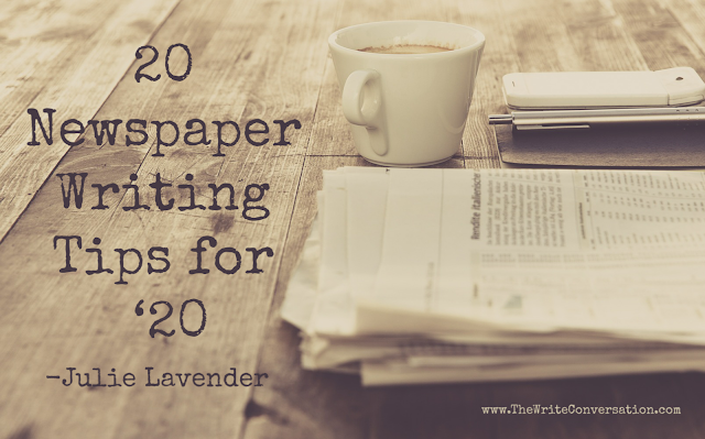 The Write Conversation: 20 Newspaper Writing Tips for ‘20