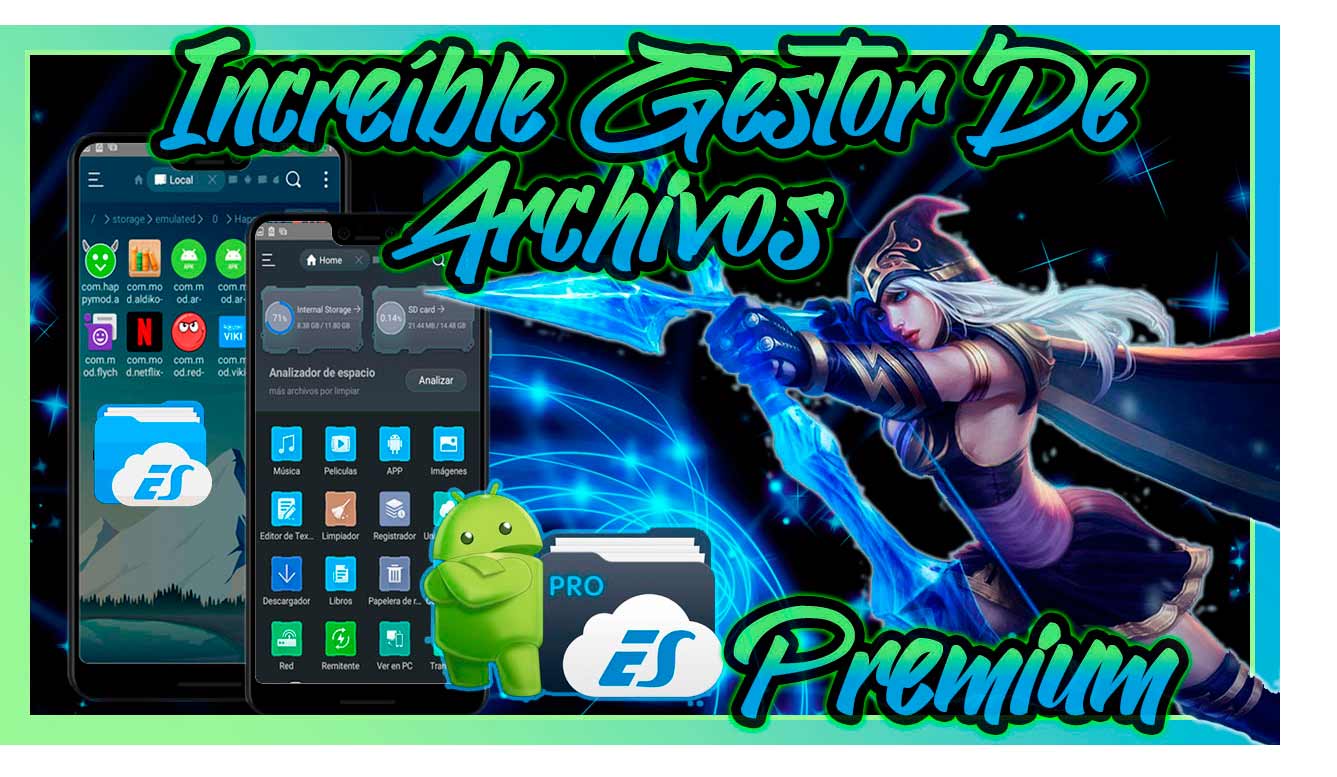 ES FILE EXPLORER MANAGER PREMIUM APK PRO PARA ANDROID | FAMOSO ...