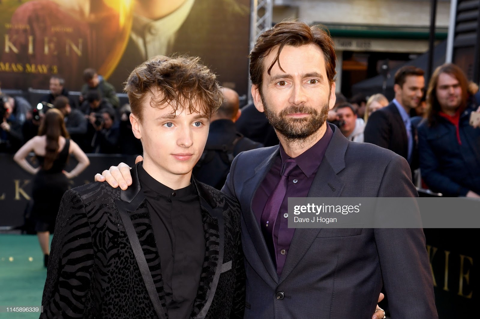 PHOTOS: David Tennant Supports His Son Ty At Tolkien Premiere