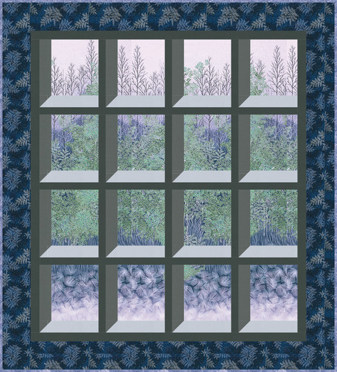 Attic Window Pane Quilt Pattern