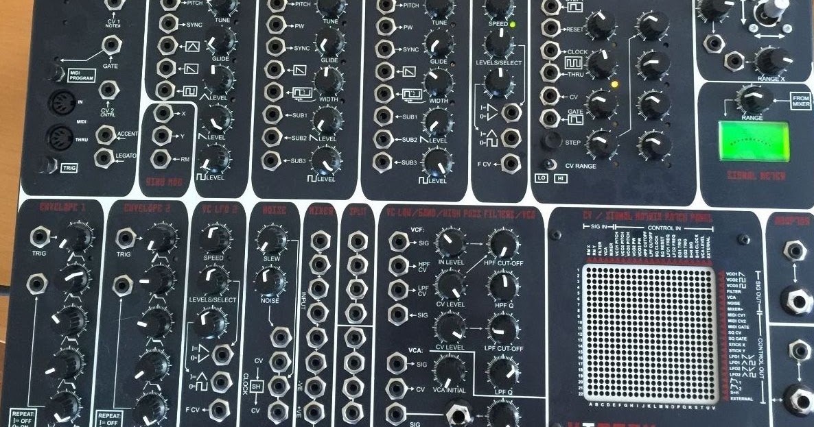 MATRIXSYNTH: Analogue Solutions Vostok MKII Analog Semi Modular Synth