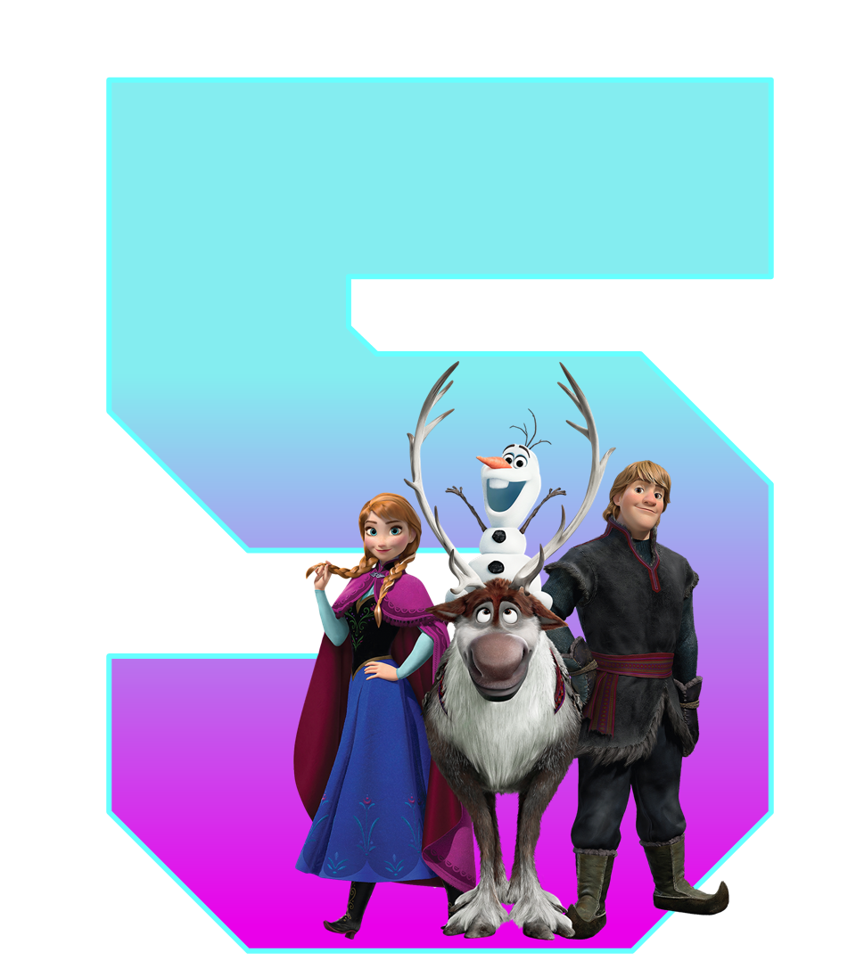 Kits imprimibles gratis : Números Frozen