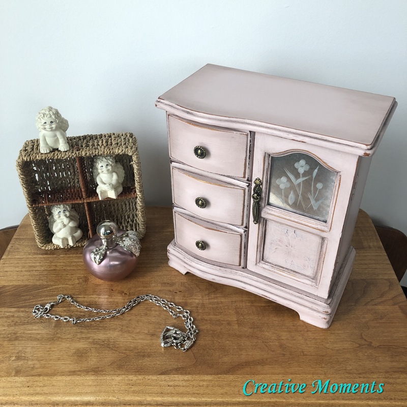 Pretty In Rose Quartz Pink Jewelry Box