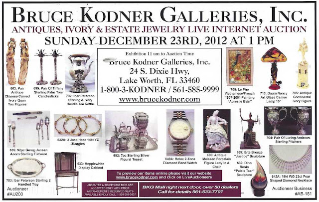 BRUCE KODNER AUCTION GALLERIES: December 2012