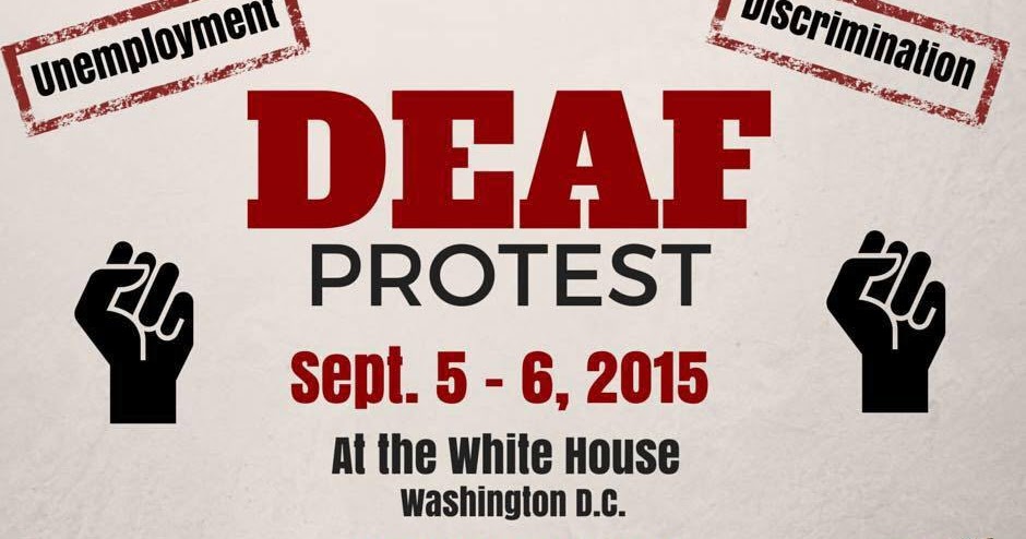 Deaf YouVideo: Deaf Protest Rally At The White House In D.C.