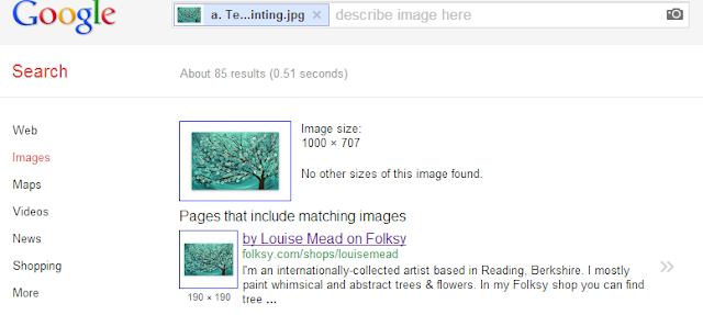 Louise Mead: Using Google Images to see where your images are online