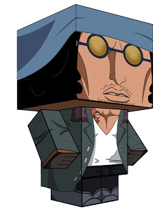 One Piece - Aokiji Papercraft Cubee | Papercraft Paradise | PaperCrafts ...