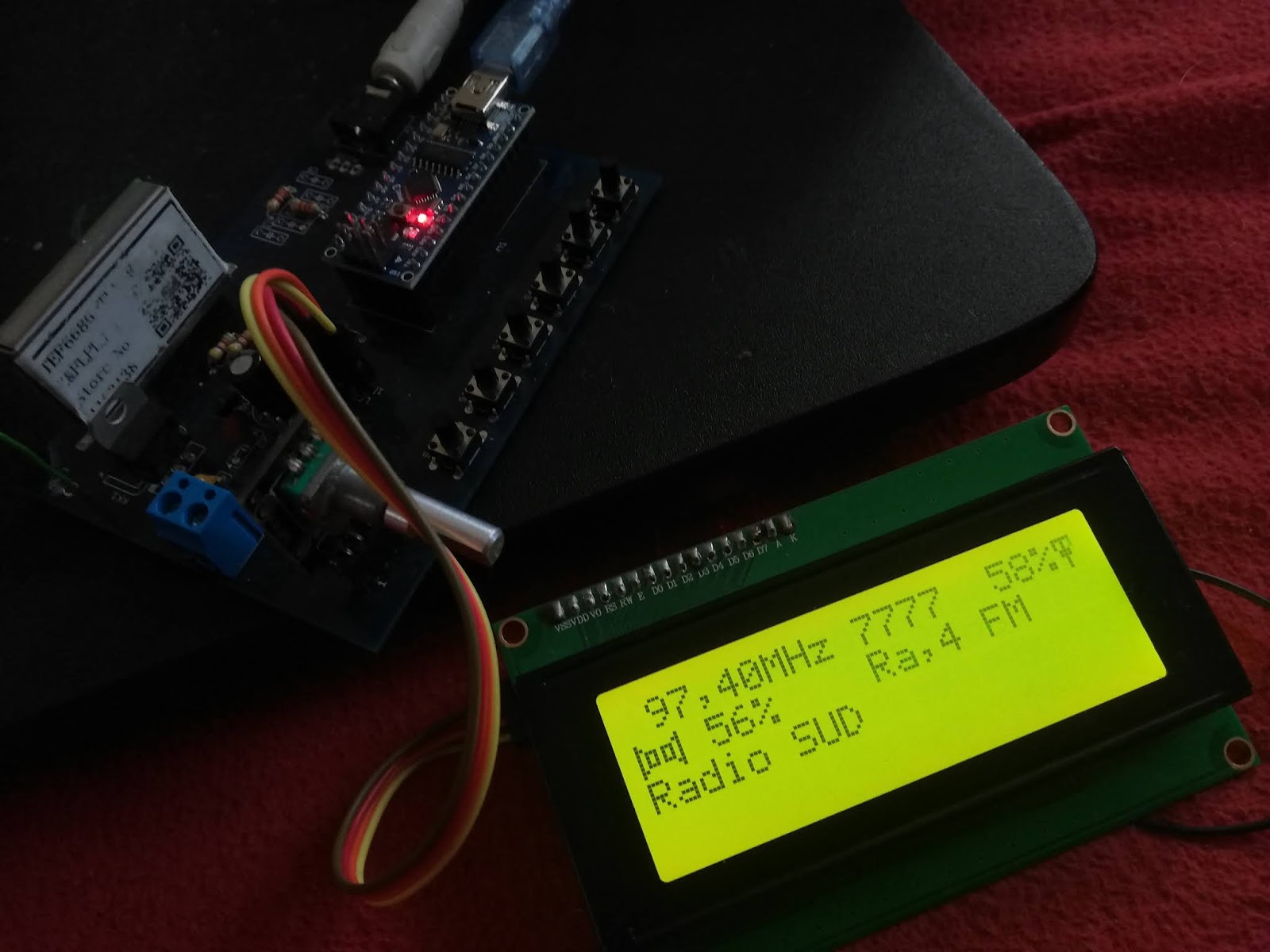 Nicu FLORICA (niq_ro): Radio FM (RDS) cu TEF6686 si Arduino Nano (Uno)