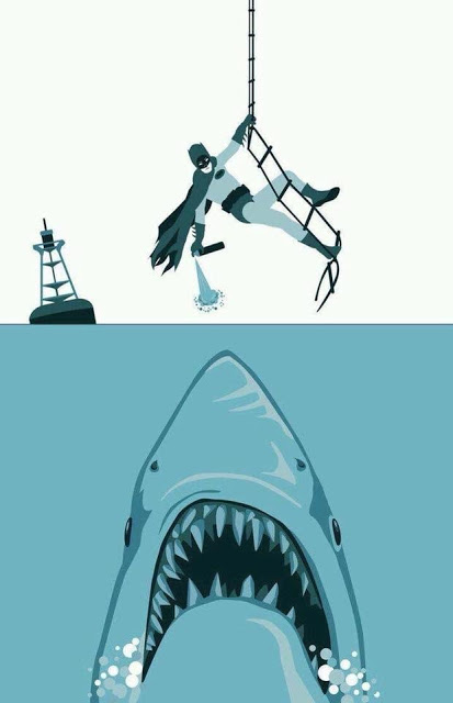 The Dork Review: Batman VS Sharks