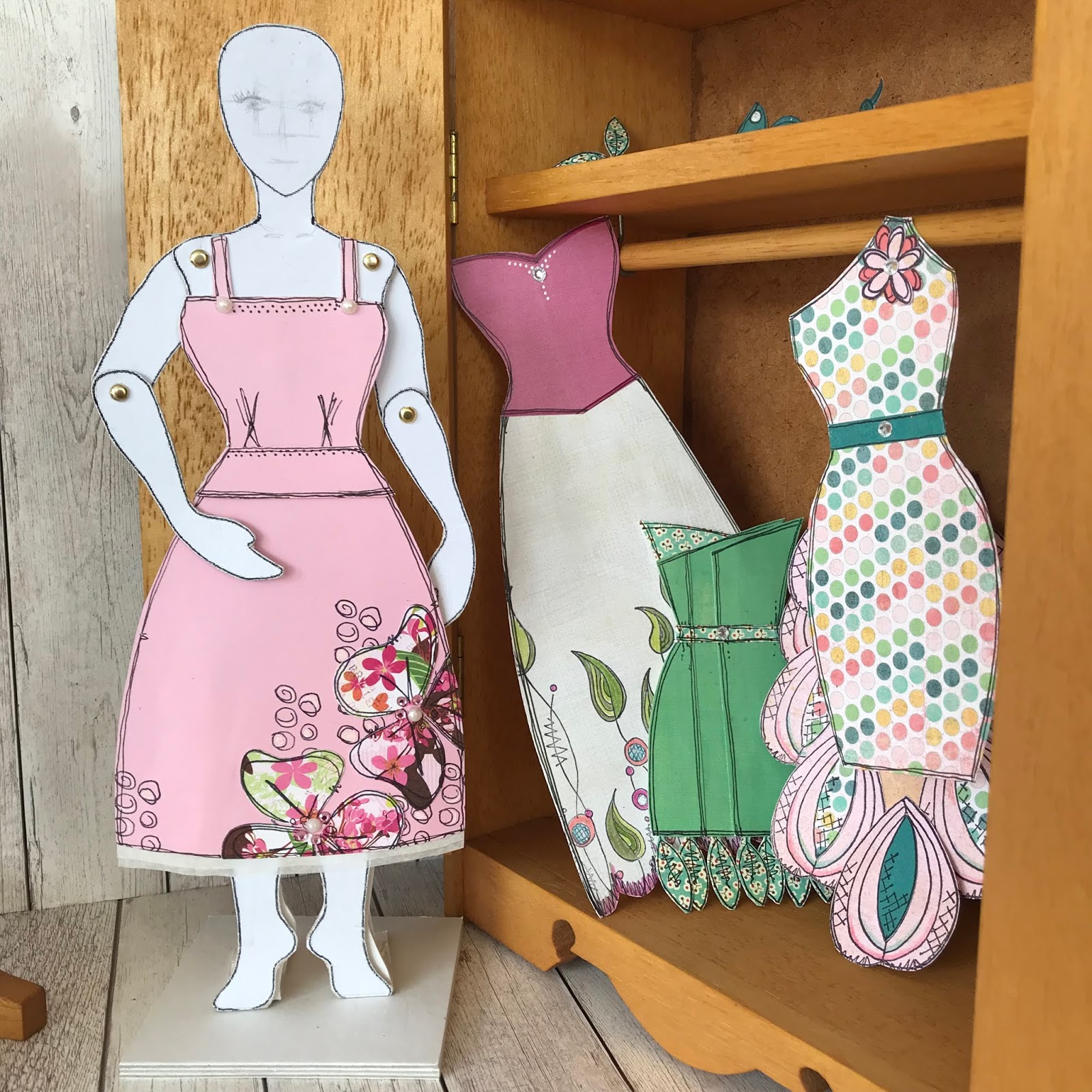 PaperArtsy: 2018 #10 Paper Dolls: Lets play Dress Up! with JoFY {by Jo ...