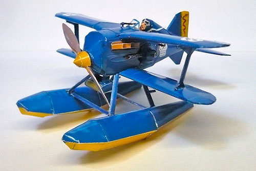 Curtiss R3C Fighter Paper Model | Paperized Crafts