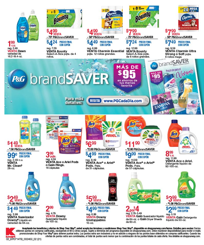 Ahorros Diarios Usando Cupones: Especiales válidos en las tiendas Kmart ...