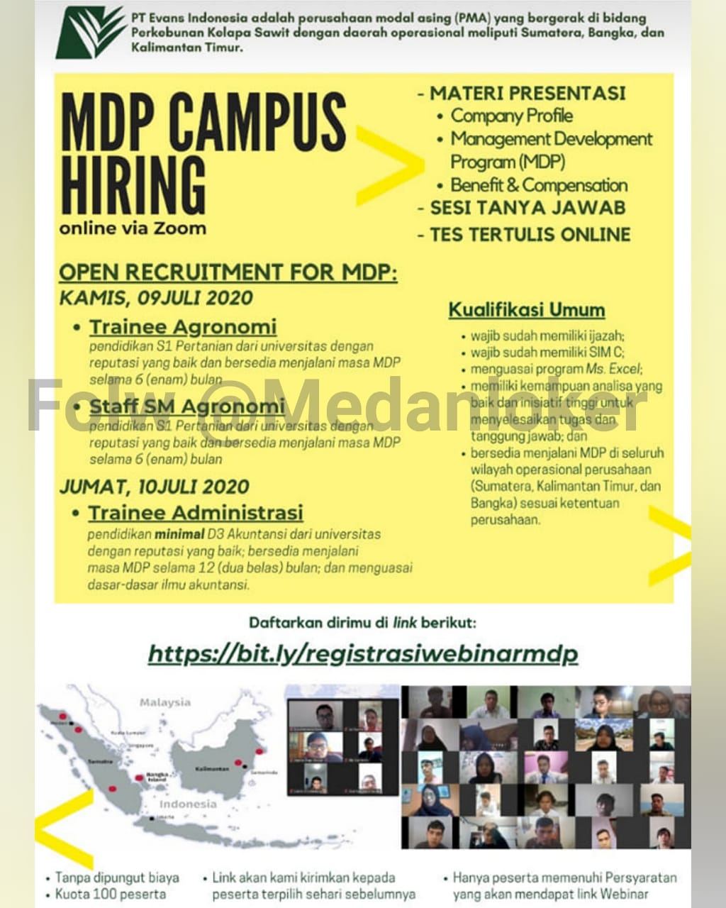 Info Loker Terbaru Juli 2020 di Perkebunan PT Evans Indonesia - MedanLoker.Com - Lowongan Kerja ...