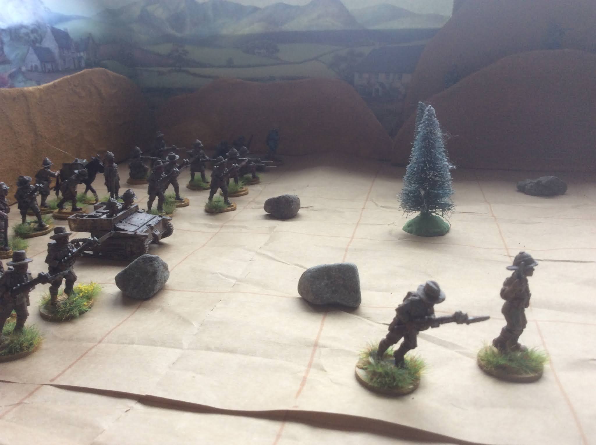 The Duchy of Tradgardland: Using the hills in a Portable Colonial Wargame