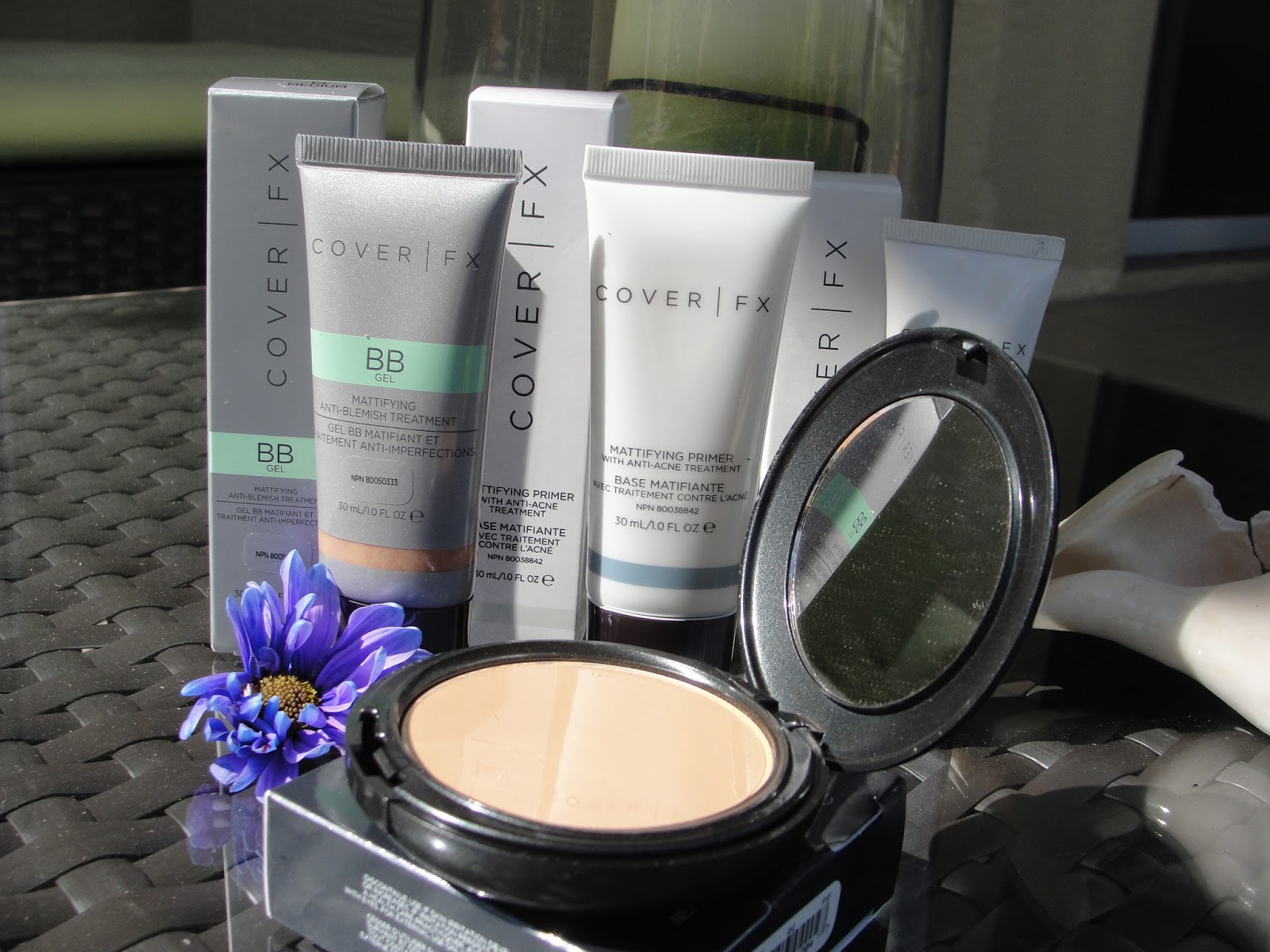 COVER FX Pressed Mineral Foundation | Mattifying Primer With Anti-Acne ...