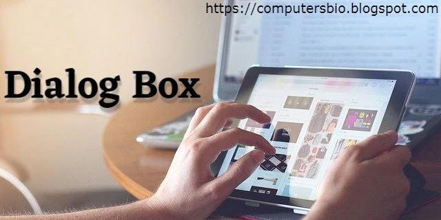 Types of dialog box in computer