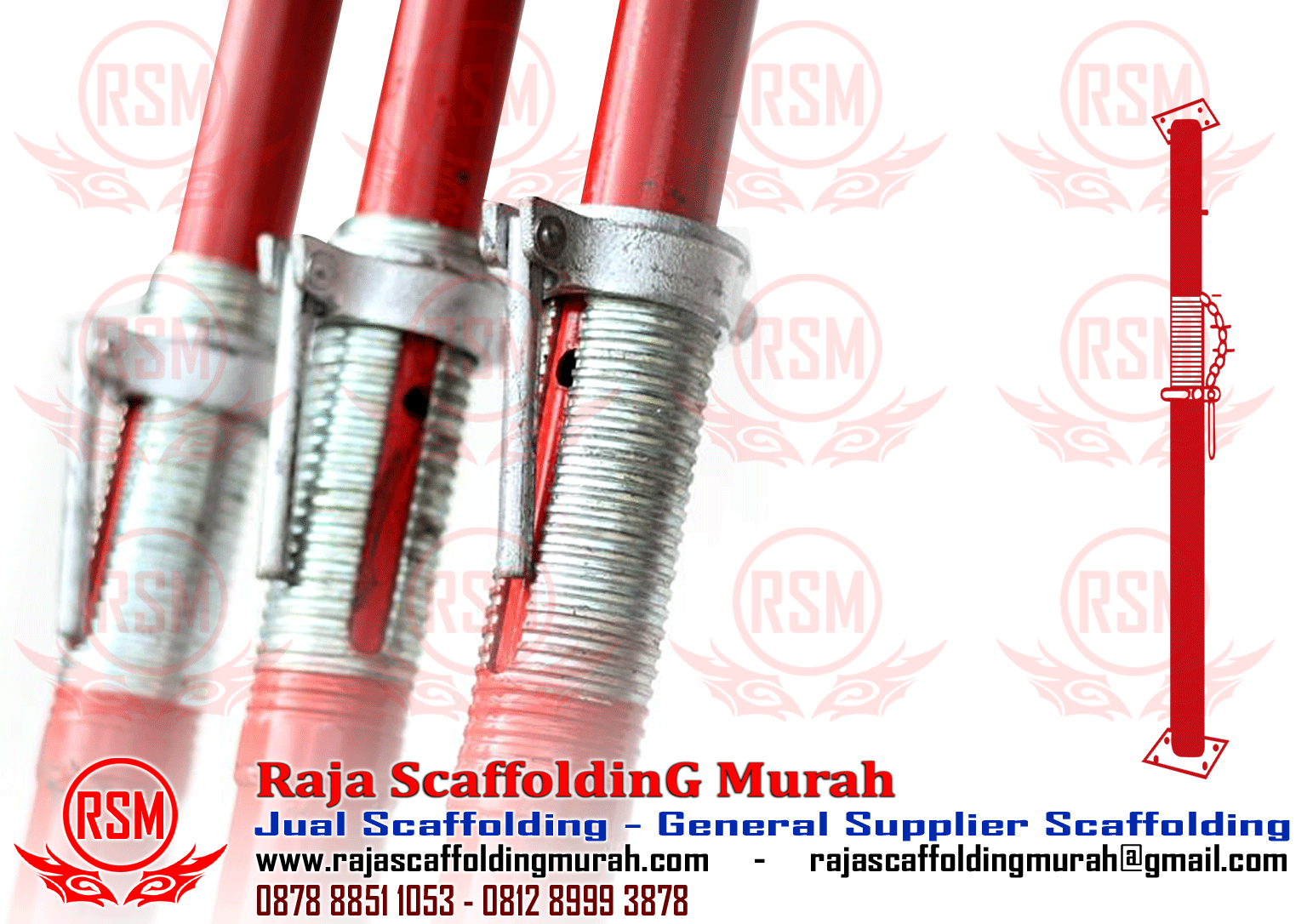 Pipa Support | Raja Scaffolding Murah 0812 8999 3878