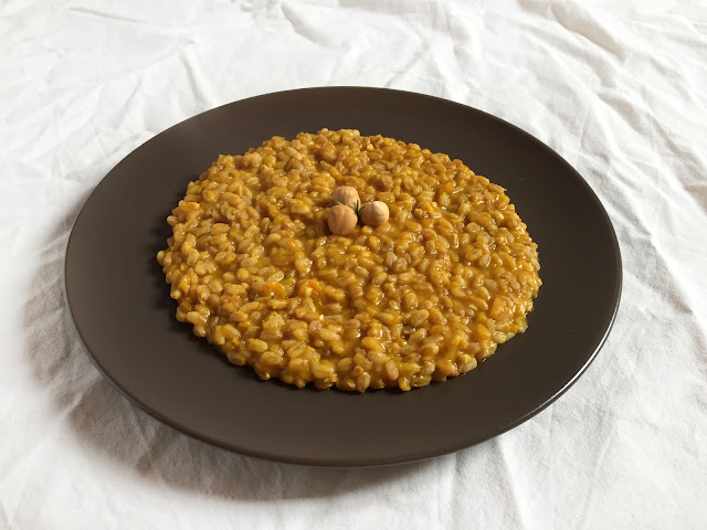Inglourious Bananas: Pumpkin and Hazelnut Spelt Risotto // Risotto di ...
