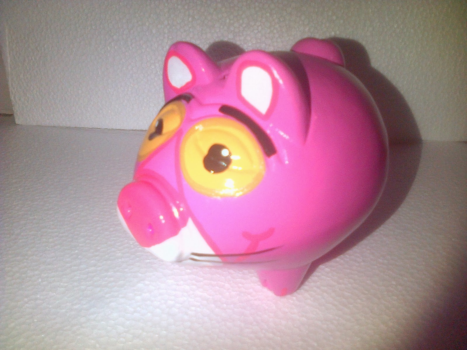 Marrano pintado de "Pantera Rosa" - Mega Marranos pintados