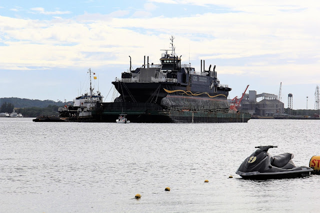 LOOK: The M/V Susitna arrives in Subic Bay | SubicNewsLink