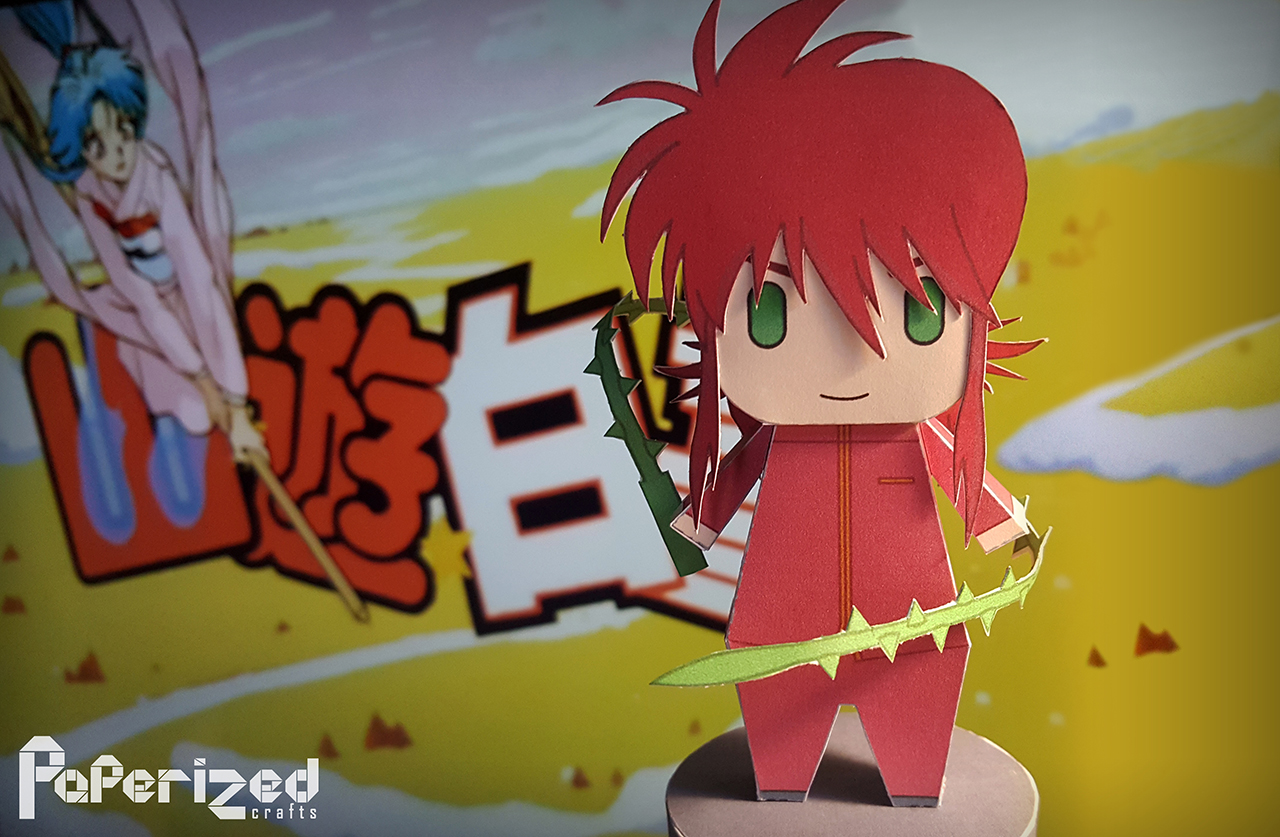 YuYu Hakusho: Kurama Paperized | Paperized Crafts