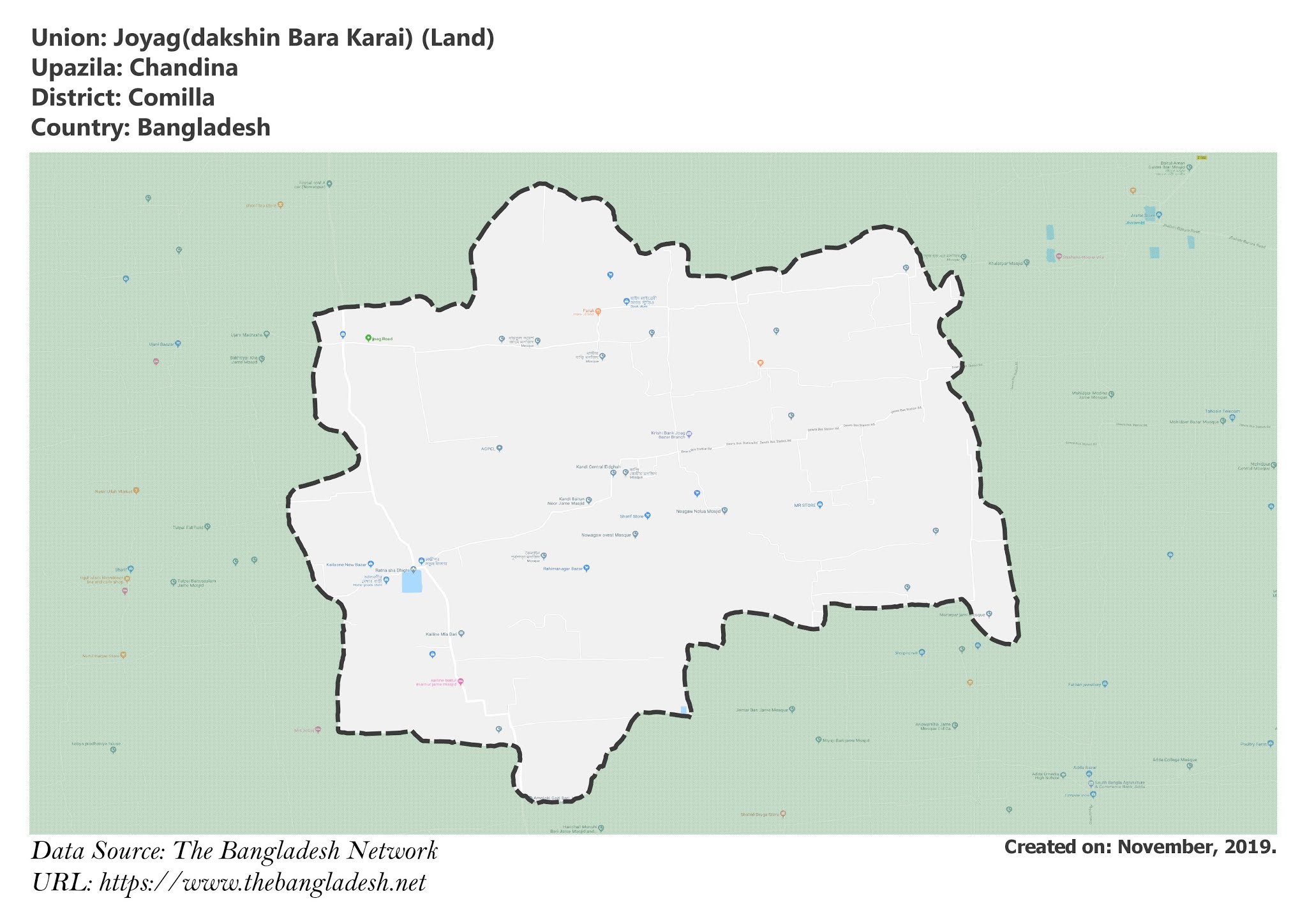 Joyag (Dakshin Bara Karai) Union, Comilla