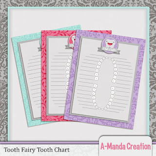 A-Manda Creation: Tooth Fairy Printables, projects, tooth receipts ...