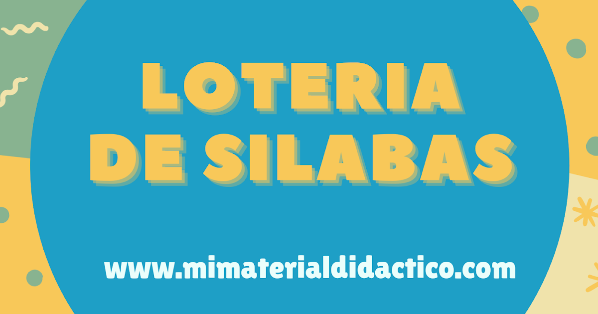 LOTERIA DE SILABAS | MATERIAL EDUCATIVO PRIMARIA