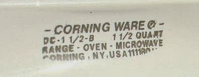 CorningWare 411: The A-B-Cs of Vintage Corning Ware - Corning Ware ...