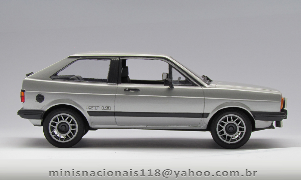 Garagem do Paulo Sípoli: Gol GT 1984 1/18 do Fábio Garcia