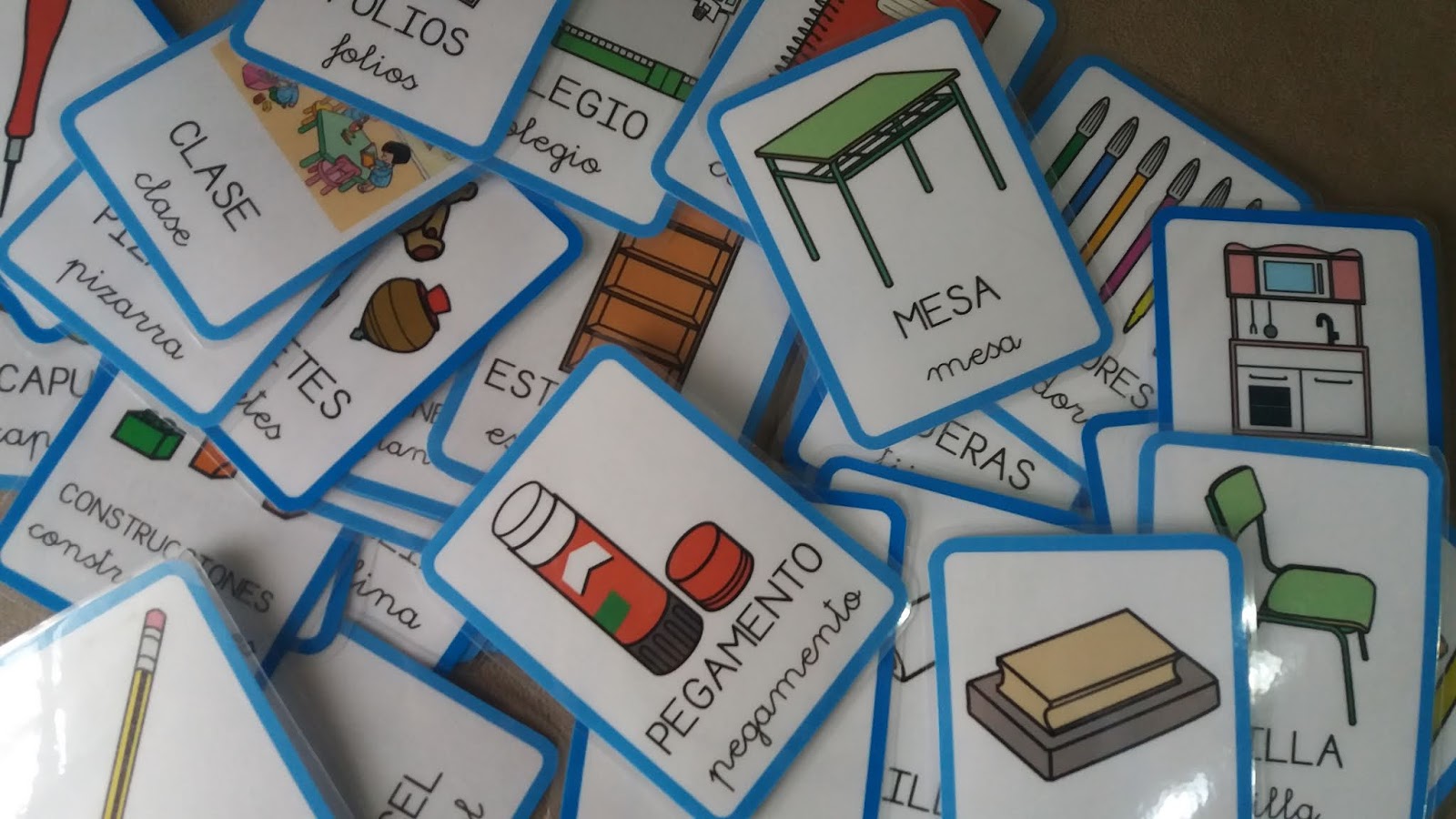 pequefactoria: Tarjetas de vocabulario
