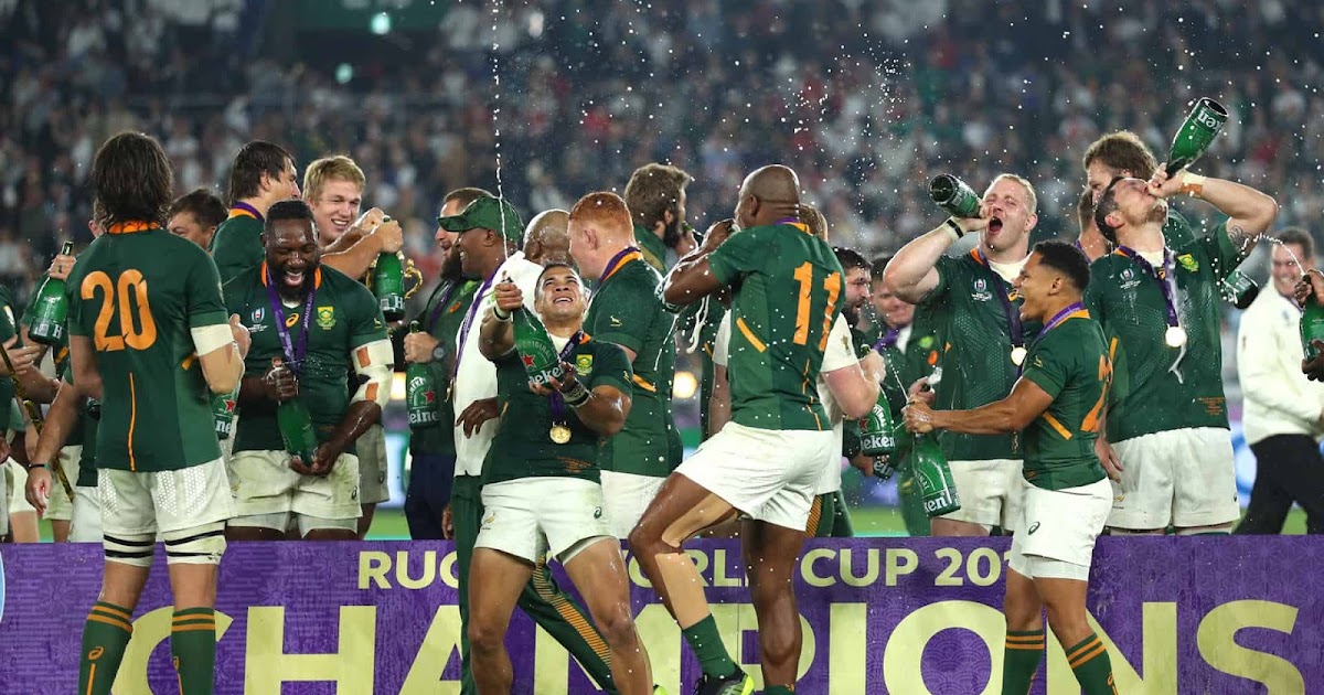 Springboks in Kolisi’s hometown for #RWC2019 trophy tour