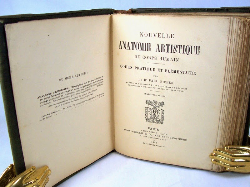 Librairie ancienne et autres trésors...: Anatomie artistique du corps ...