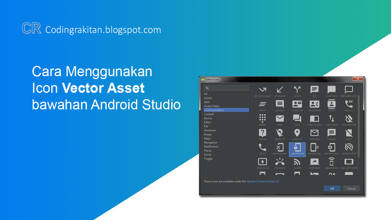 Cara Menggunakan Icon Vector Asset bawahan Android Studio ~ CODING ...