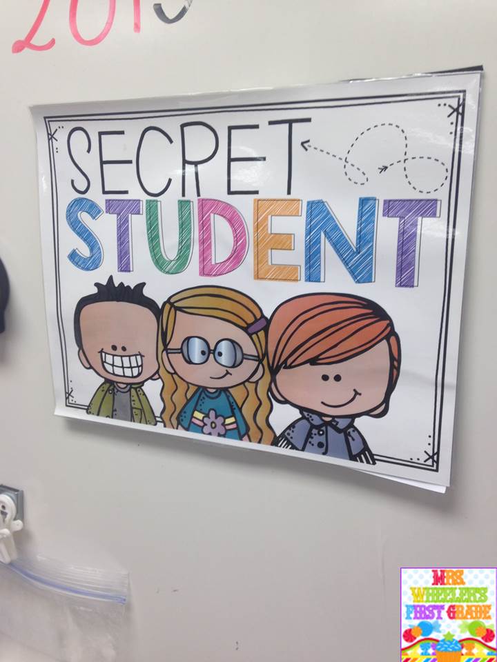 Secret Student | Mrs. Wheeler's First Grade Tidbits | Bloglovin’