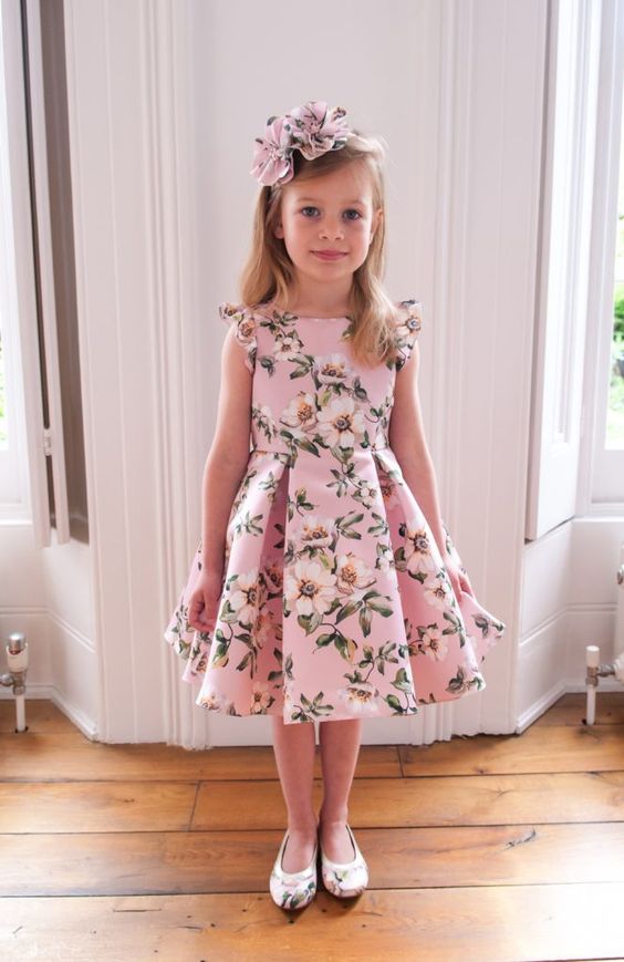 Children's dresses in cheerful colors Spring and Summer 2021