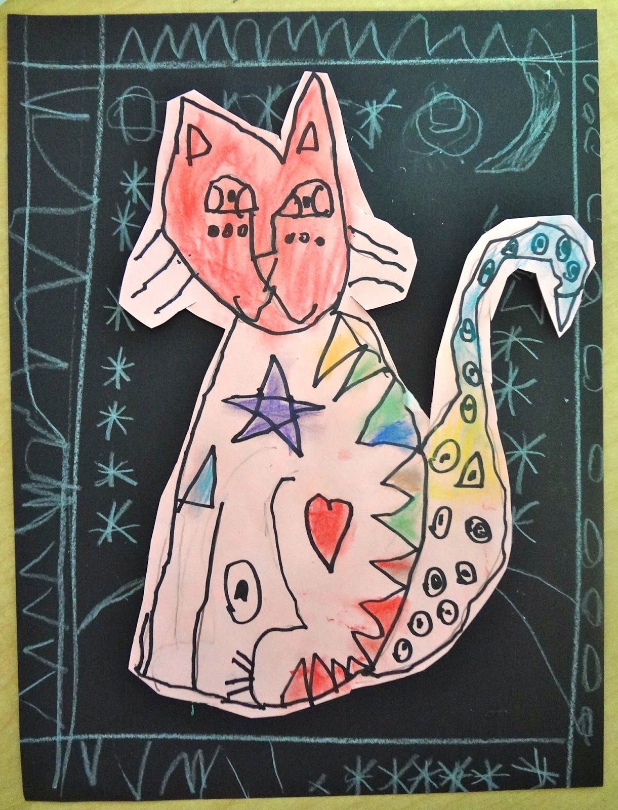 The Talking Walls: Laurel Burch Inspired Cats - 1st Grade