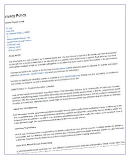 Helpful Information for Newbies: How to Add A Privacy Policy to Blogger ...